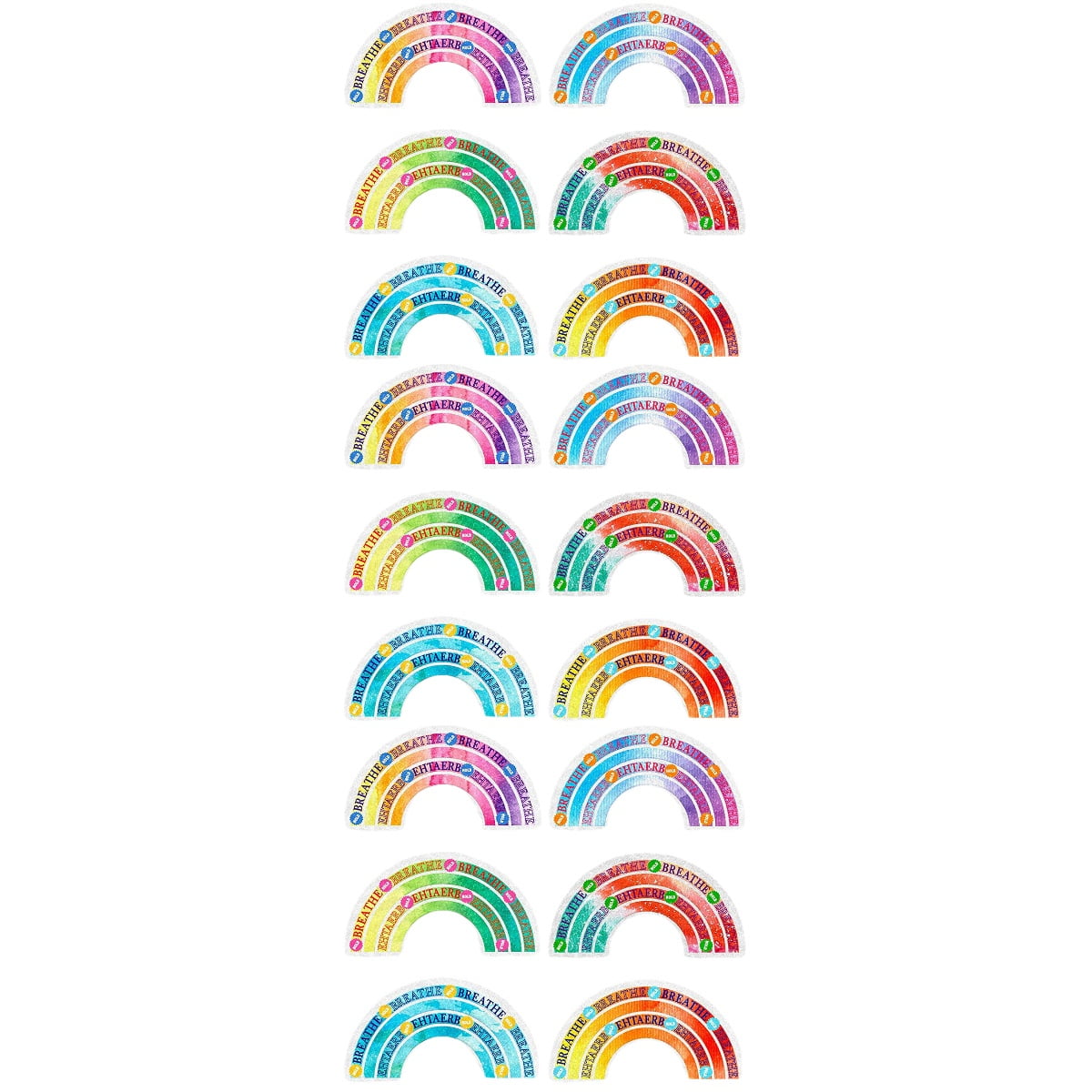 MLINS 18 Pcs Calm Down Sticker Sensory Stickers Sensory Rough Stickers ...