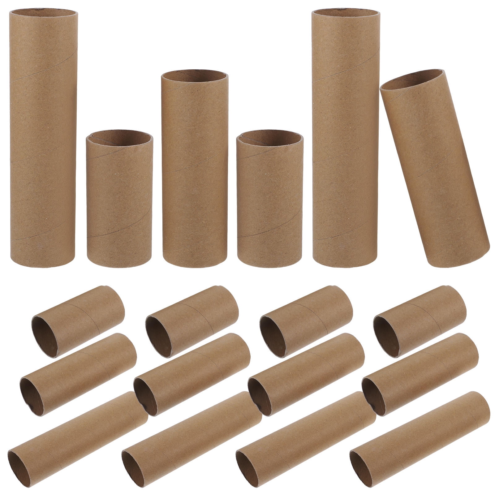 MLINS 18 Pcs Long Cardboard Tubes Trailer Toilet Paper Handmade ...