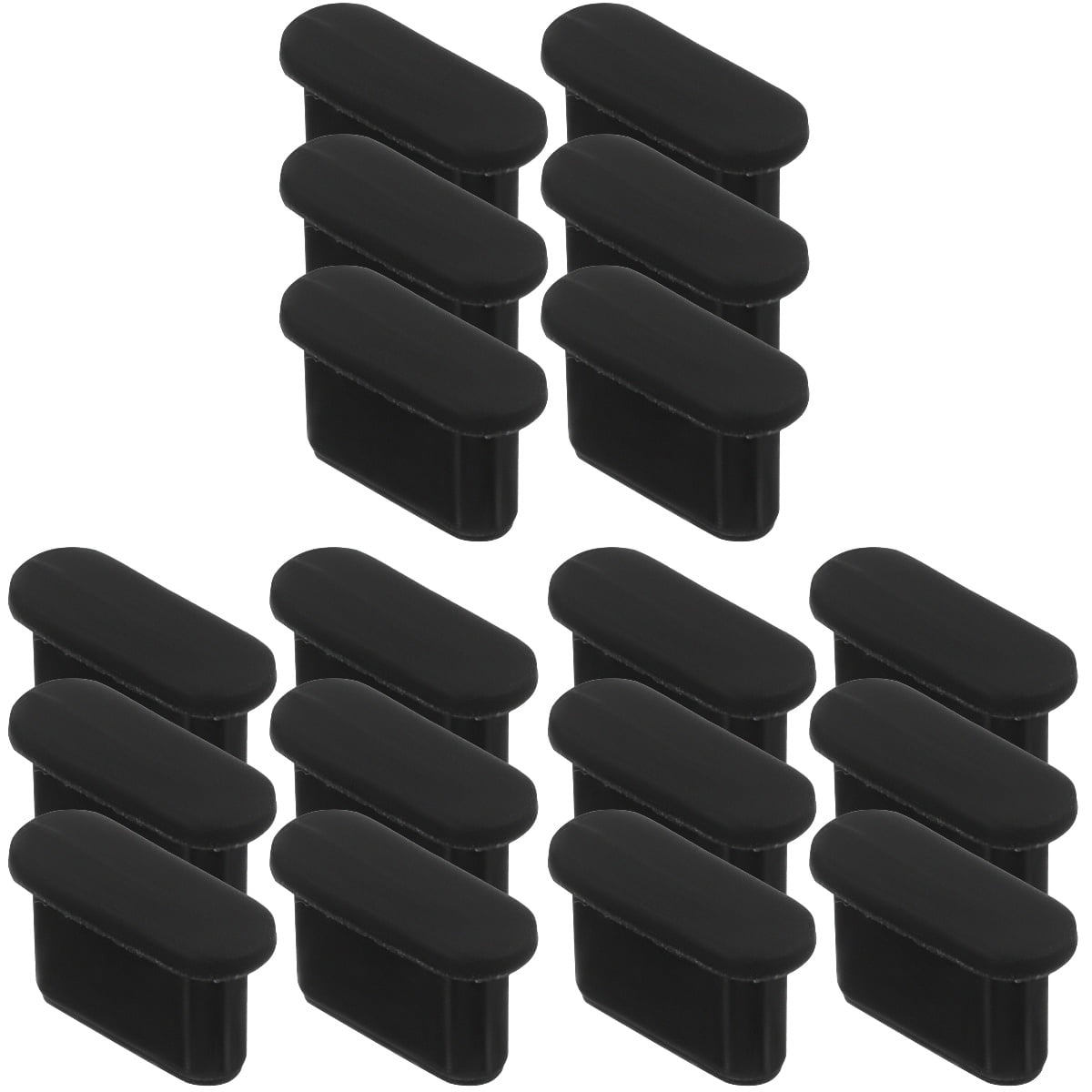 MLINS 18 Pcs Silicone Dust Plug Type-C Dust Plug Flexible Dust Stopper ...