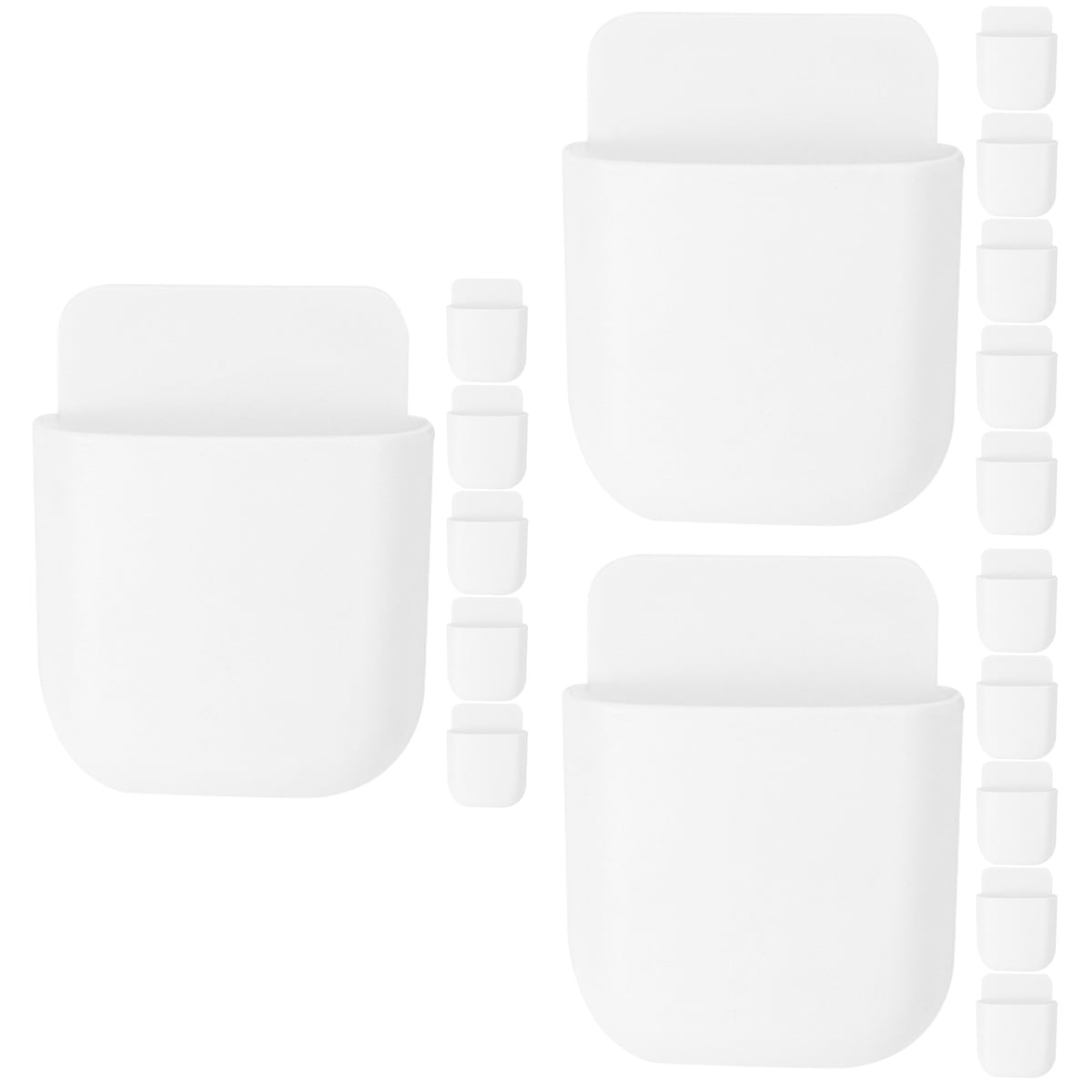 MLINS 18 Pcs Wall-mounted Pen Holder Adhesive Remote Controller ...