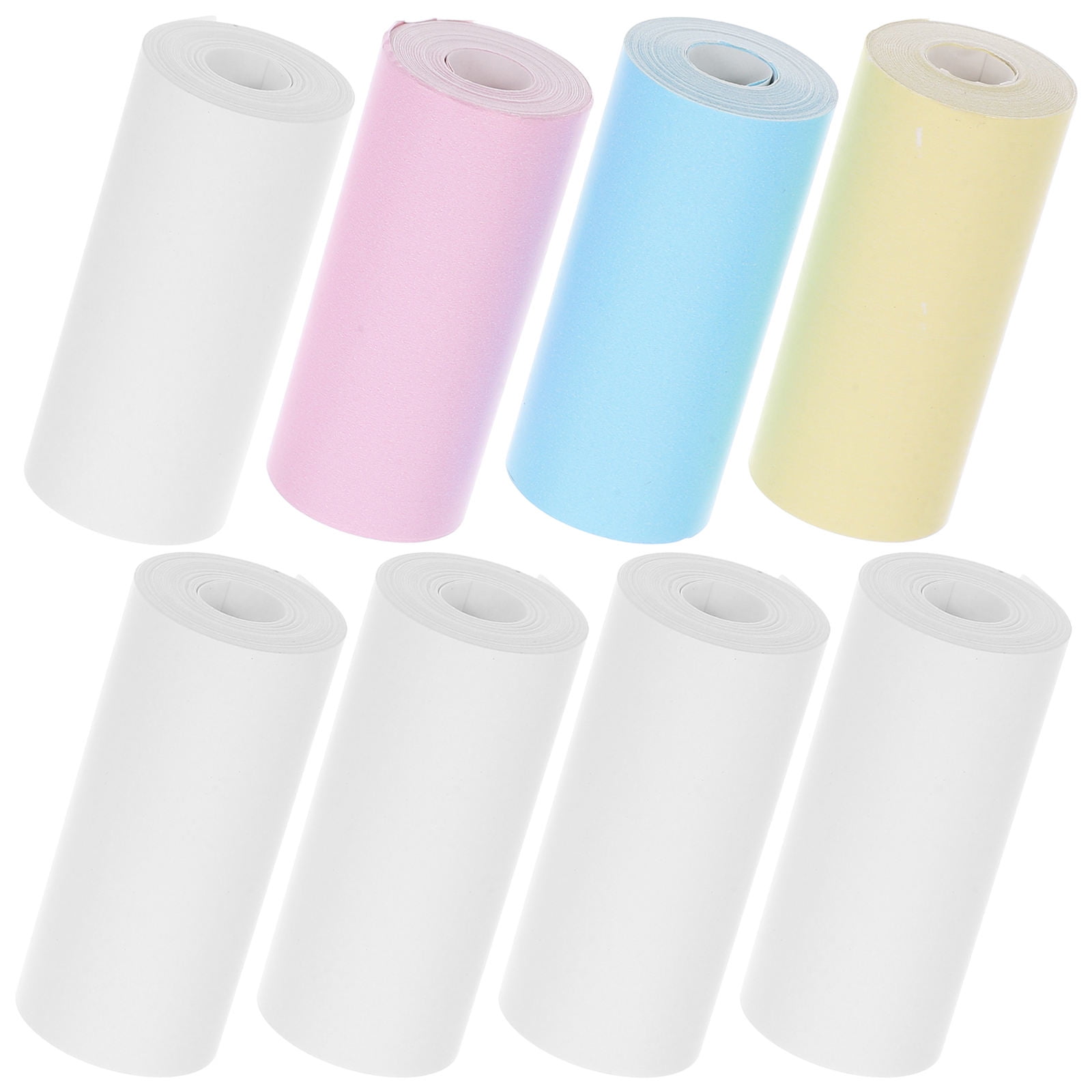 MLINS 18 Rolls Mini Printers Paper Pocket Printer Paper Self Adhesive ...