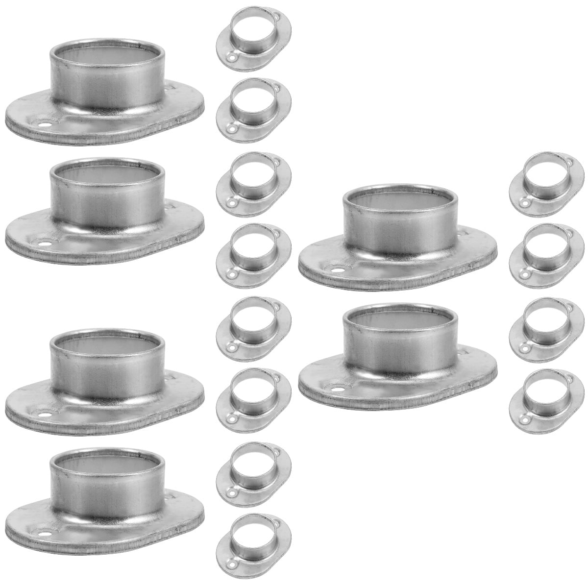 MLINS 18 pcs Anchor Base Deck Railing Tube Base Round Tube Connection ...