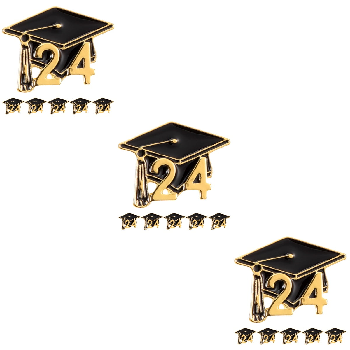 MLINS 18 pcs Class Of 2024 Doctoral Cap Brooch Graduation Students ...