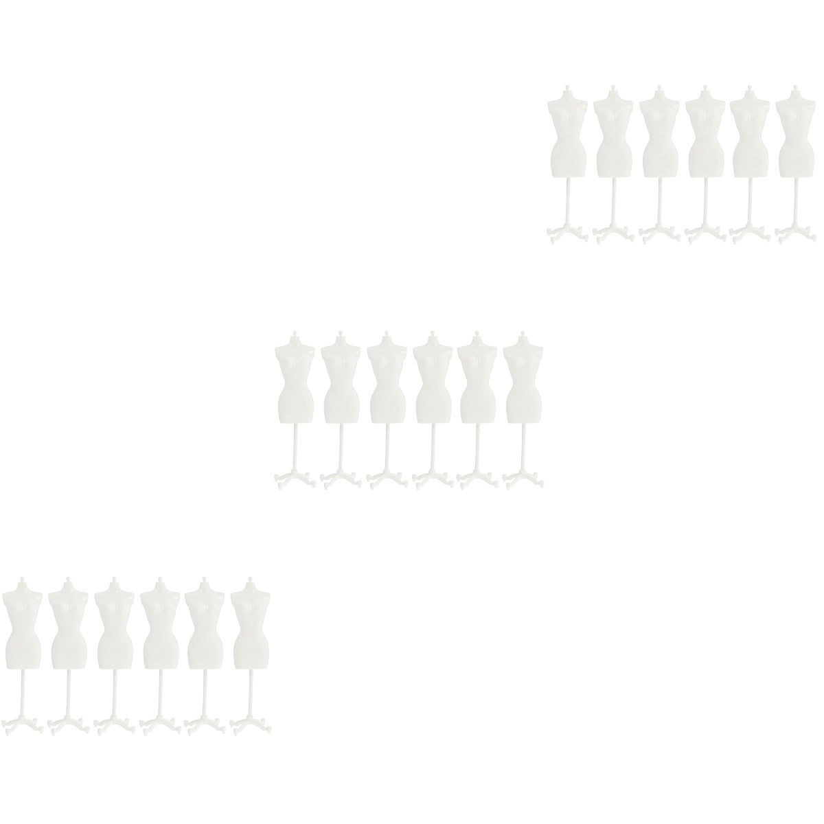 MLINS 18 pcs Dress Cloth Gown Display Support Holder Mannequin Model ...