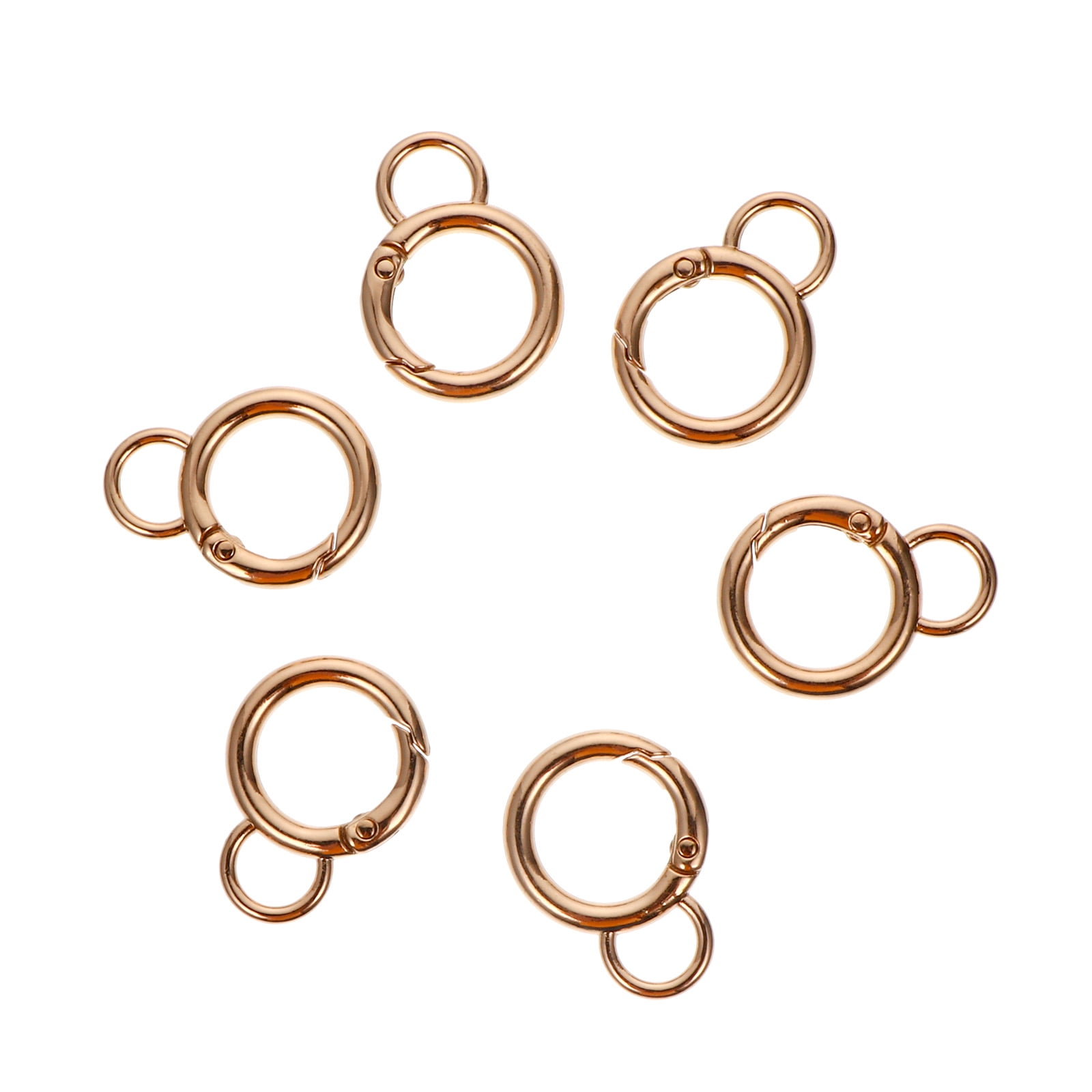 MLINS 18 pcs Gourd Shape Snap Clips Swivel Trigger Clips DIY Snap Hooks ...