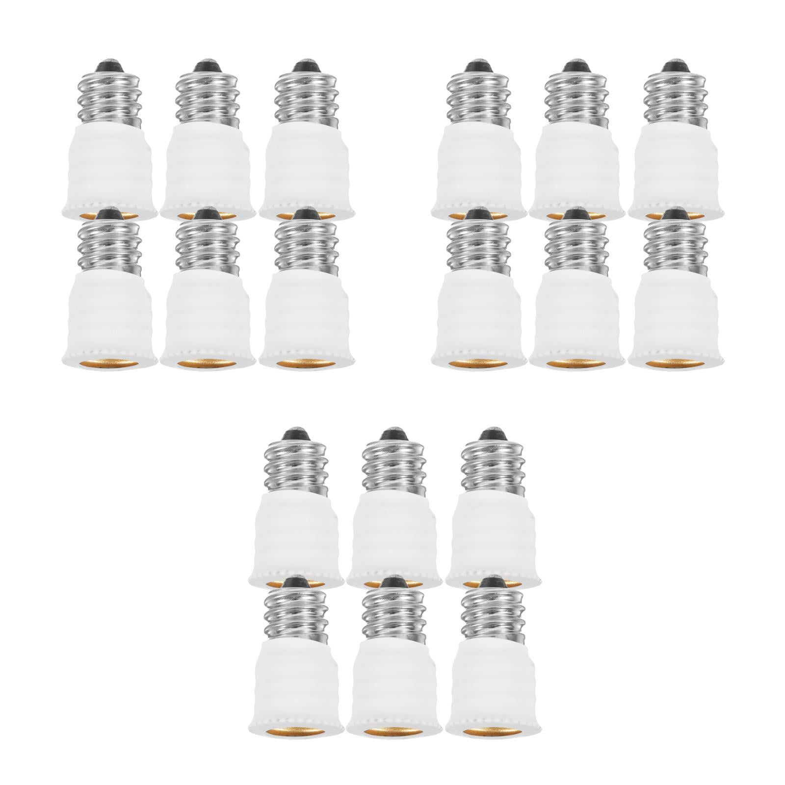MLINS 18 pcs Household Bulb Adapter E12 to E14 Light Bulb Base Adapter ...