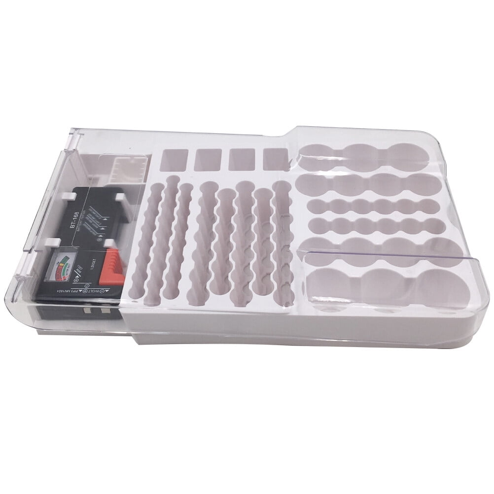 MLINS 1PC Special Battery Tester Portable Battery Storage Case Large ...