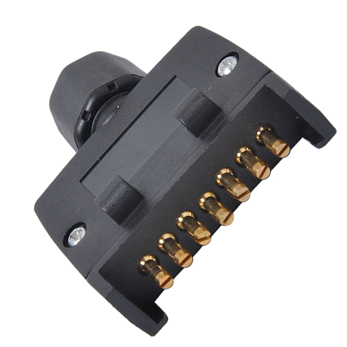 MLINS 1Pack Black Flat Trailer Wiring Harness Adapter for Easy ...