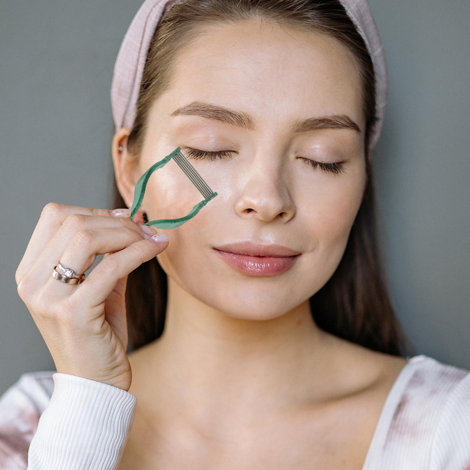 MLINS 1Pack Chin Hair Remover Spring Epilator U Shape Design for Women ...