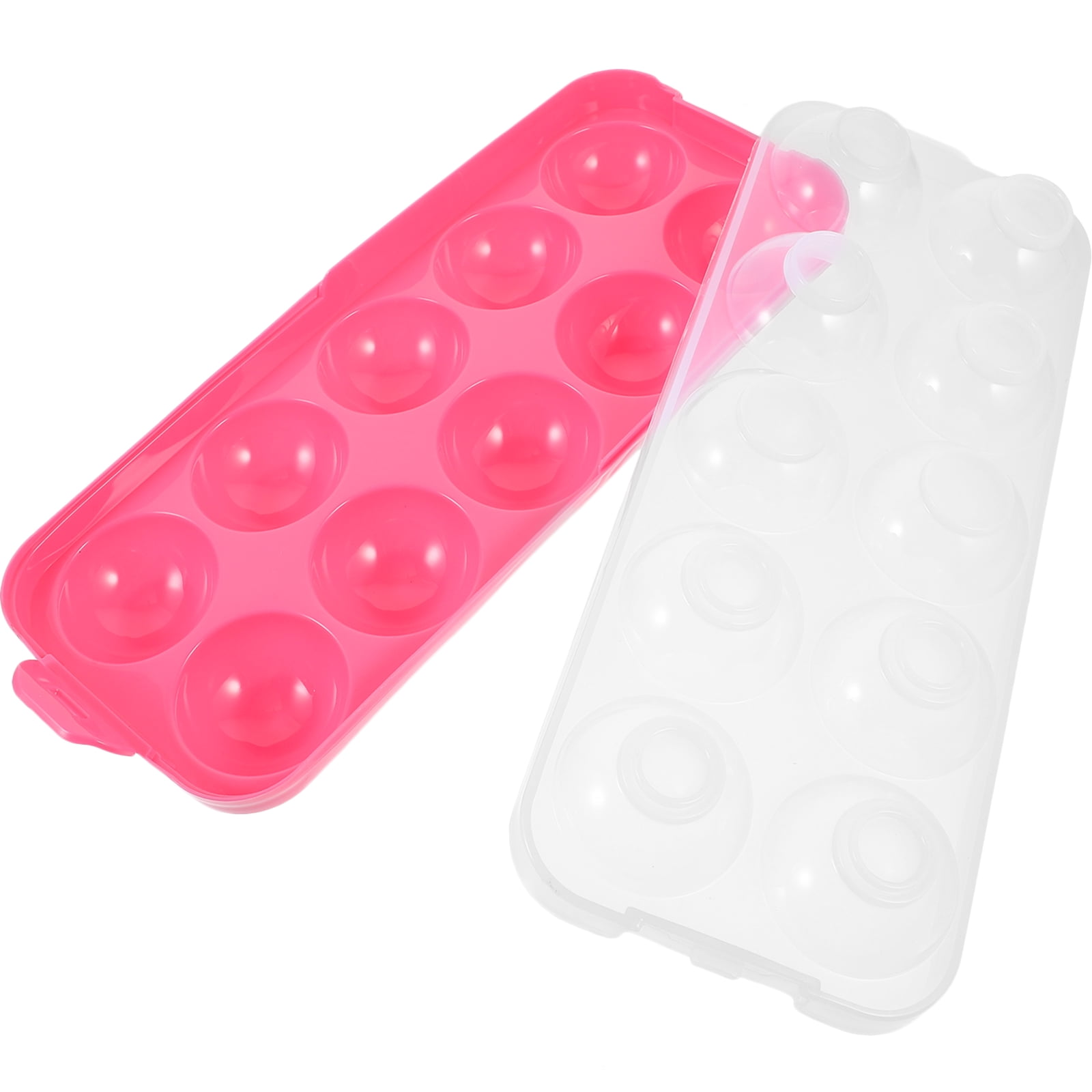 MLINS 1Pack Clear Plastic Egg Case for Refrigerator Egg Storage 11.02X4 ...