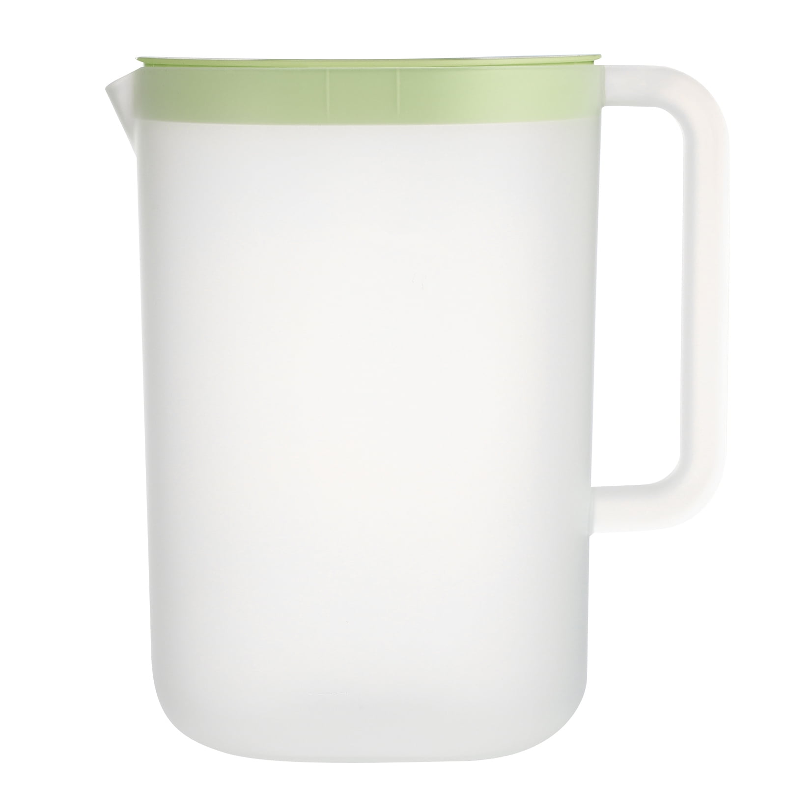 FELTECHELECTR Water Pitcher Green Plastic Easy Refill for Family 1Set 2 ...
