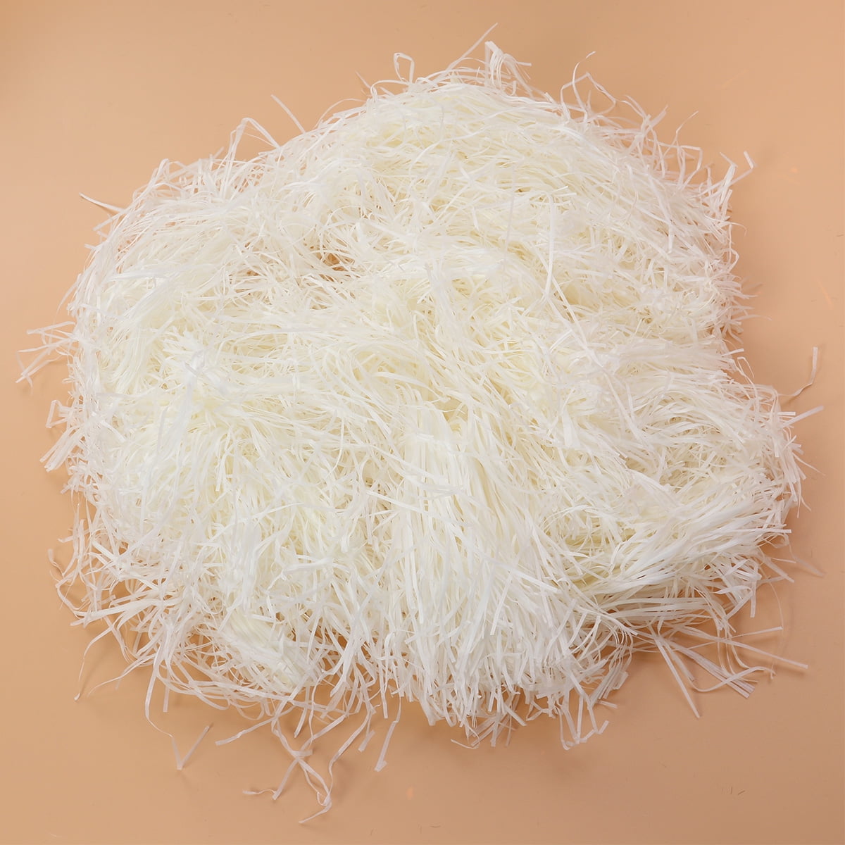 MLINS 1Pack Shredded Tissue Paper Cream White Hamper Fillers Birthdays ...