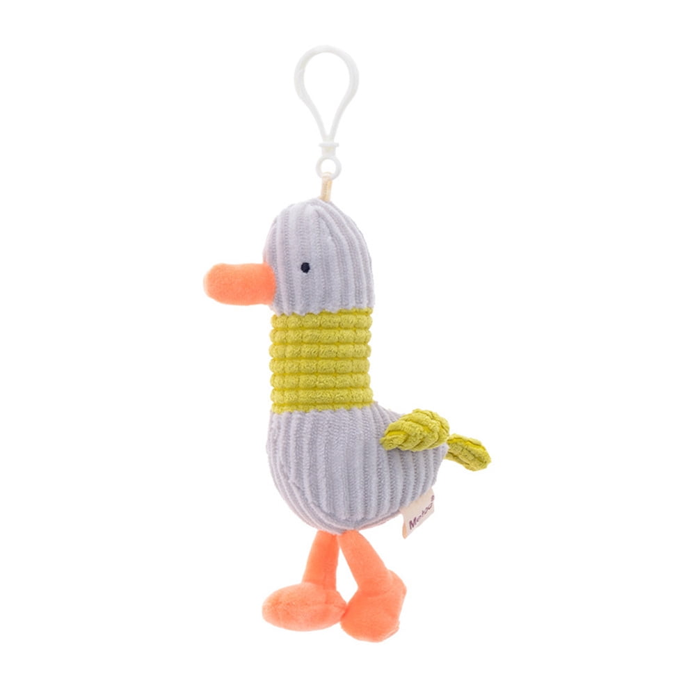 MLINS 1Pc Cartoon Seagull Plush Keychain Cute Hanging Pendant Key Ring ...