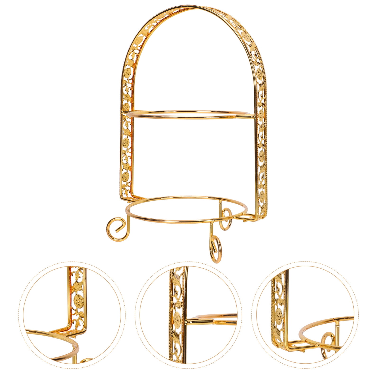 MLINS 1Pc Double-layer Iron Cake Rack Delicate Dessert Display Stand ...