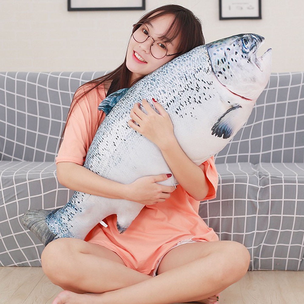 MLINS 1Pc Simulated Bass Pillow Plush Marine Creature Doll Adorable Home Ornament - Walmart.com