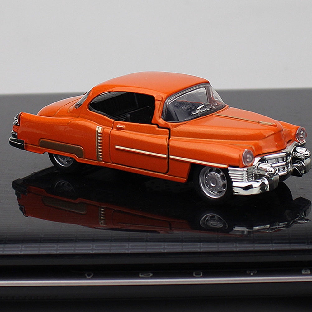 OHOIOLLA Retro Style Alloy Model Car Enthusiasts Orange 1Set 4.9X1.8X1 ...