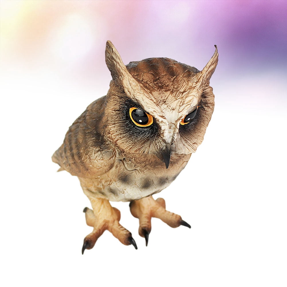 MLINS 1Pcs Owl Figure Model For Families Realistic Simulation And ...