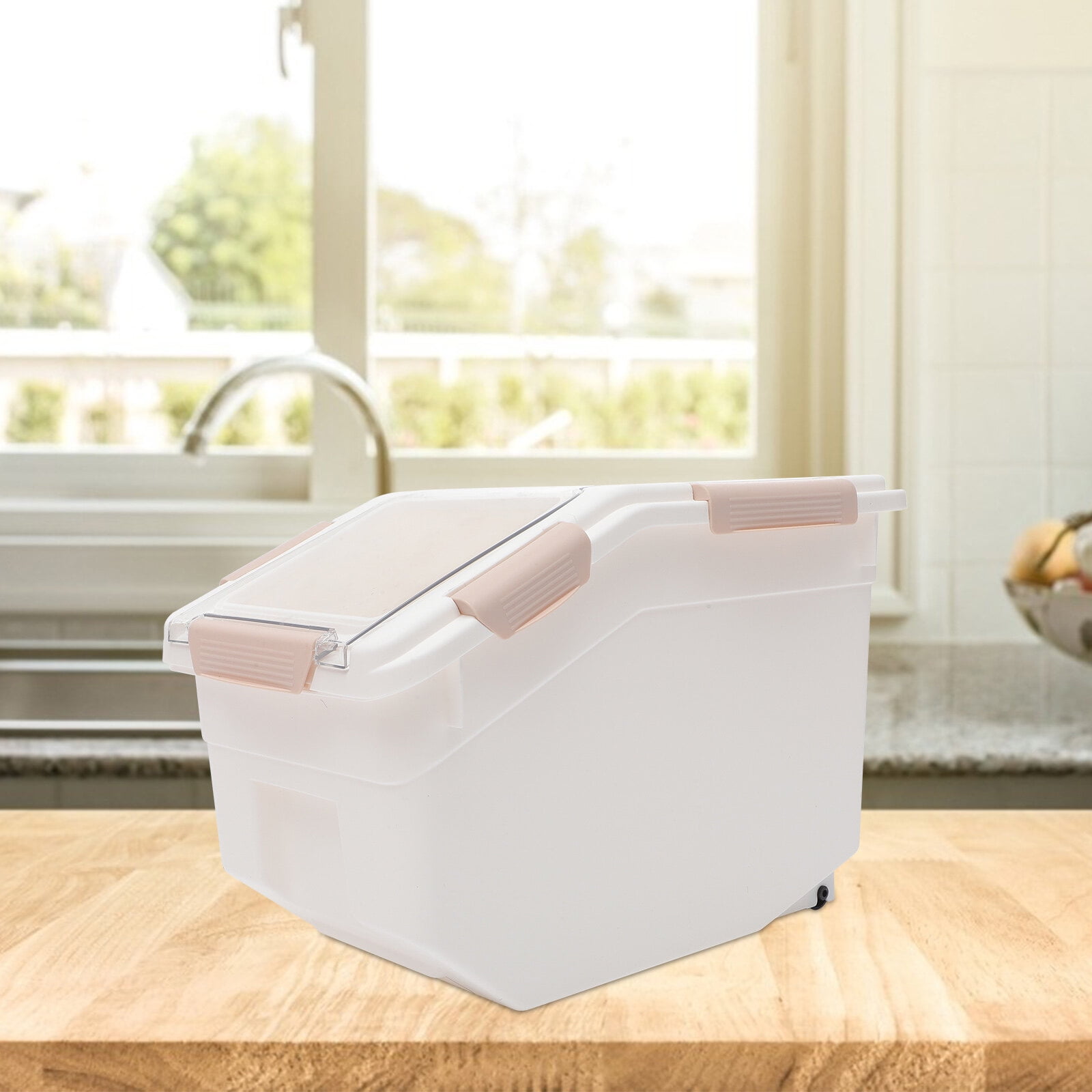 AURARMLET Multi-Size PP Grain Storage Bucket for Kitchen and Home, Rice ...