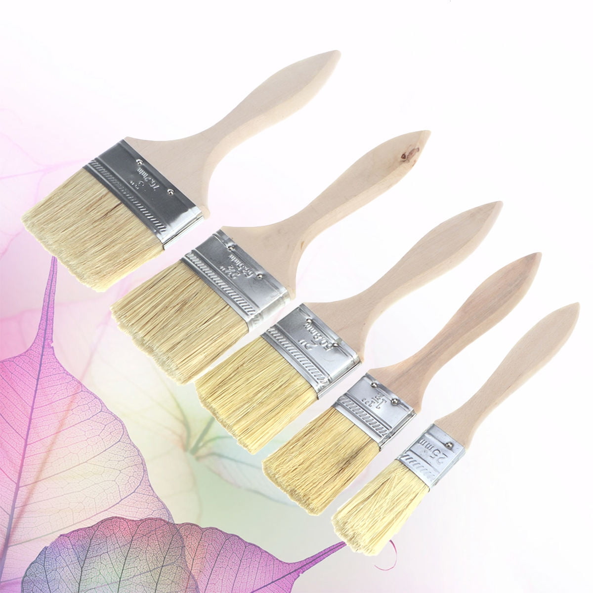 MLINS 1Set Artist Paint Brush for Painting Walls Wood Bristle Classic ...
