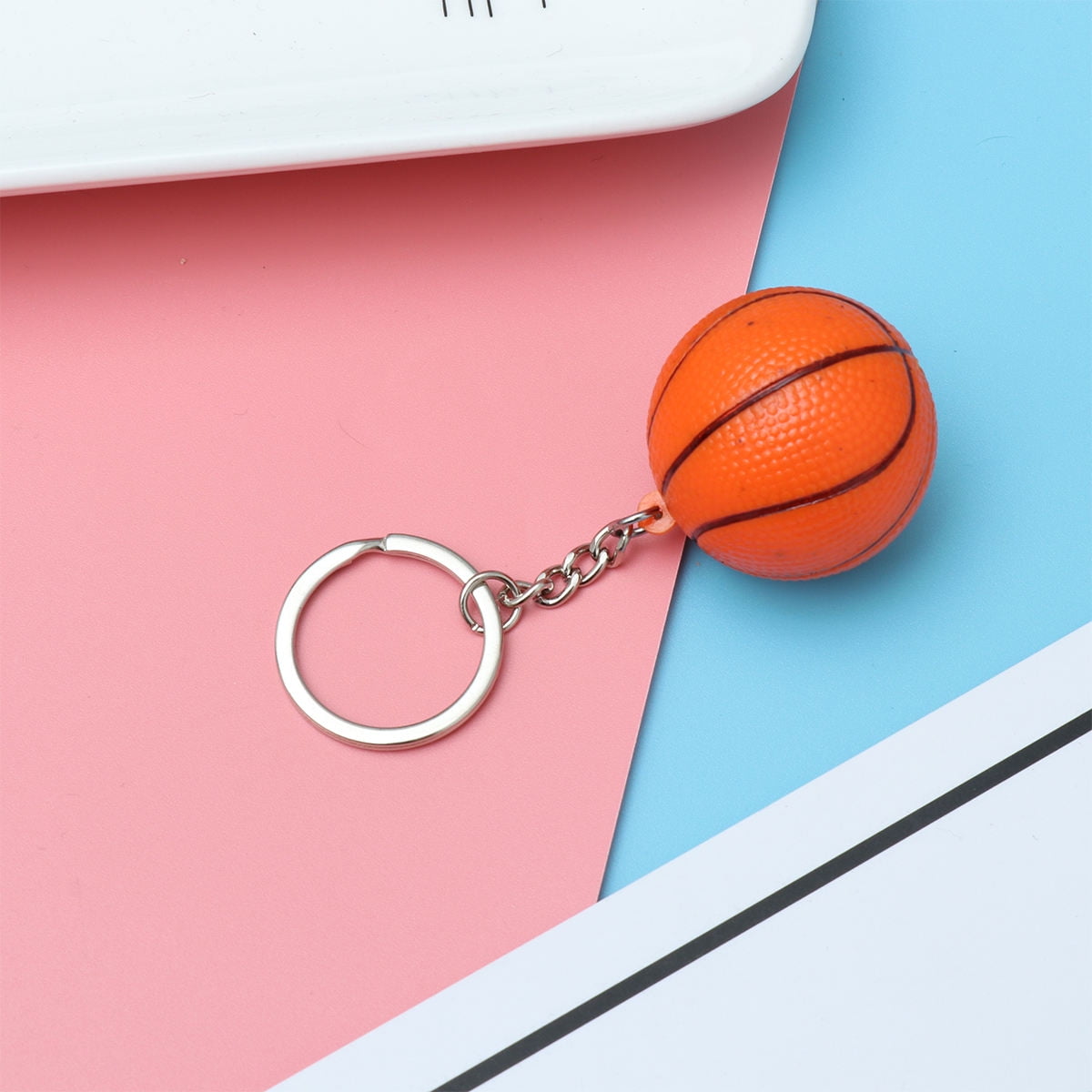 MERRYHAPY Keychain Accessories Car Keys Orange PVC 1Pcs 1.6x1.6x1.6in ...