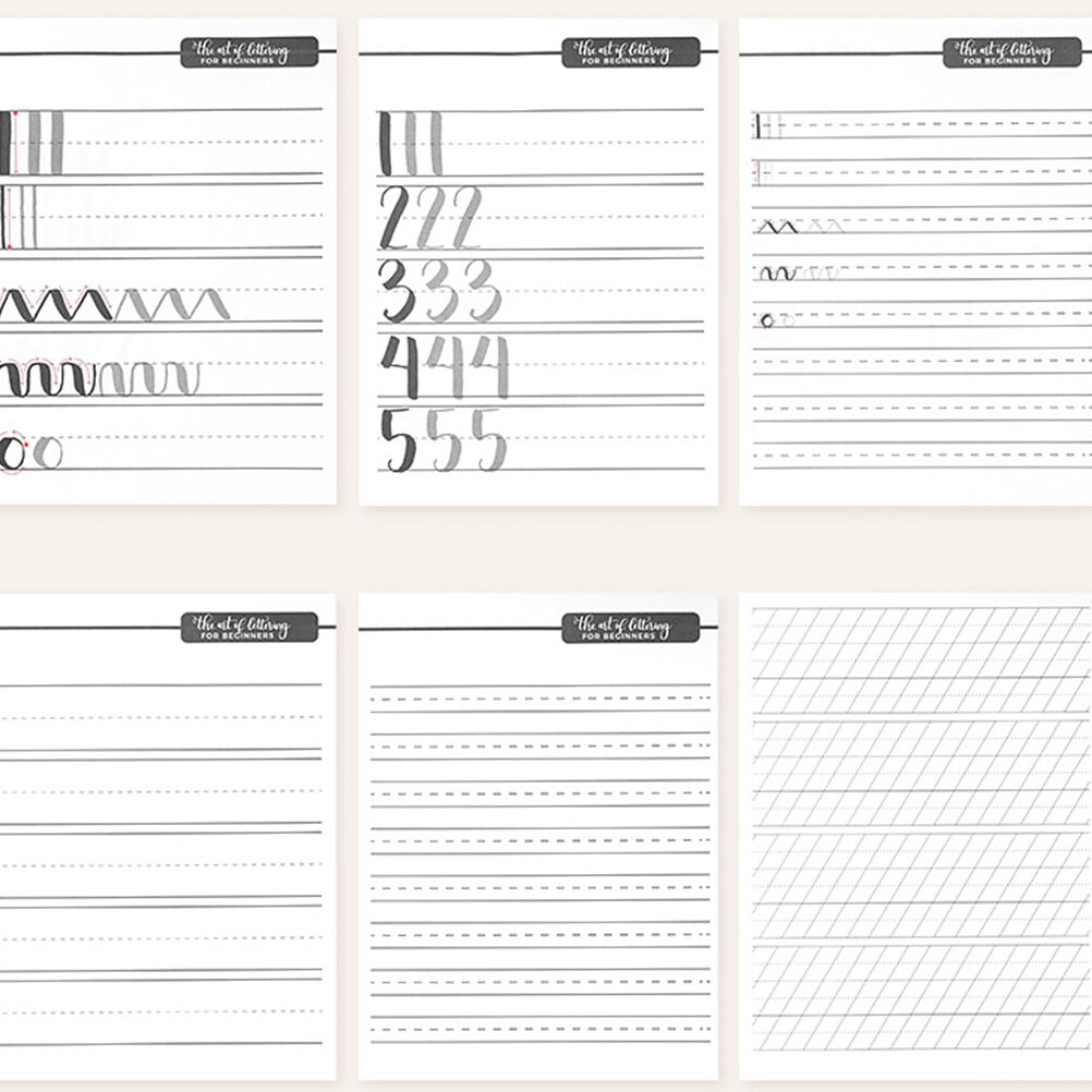 MLINS 1pc Alphabet Writing Practice Book A4 40 Pages English Alphabet ...