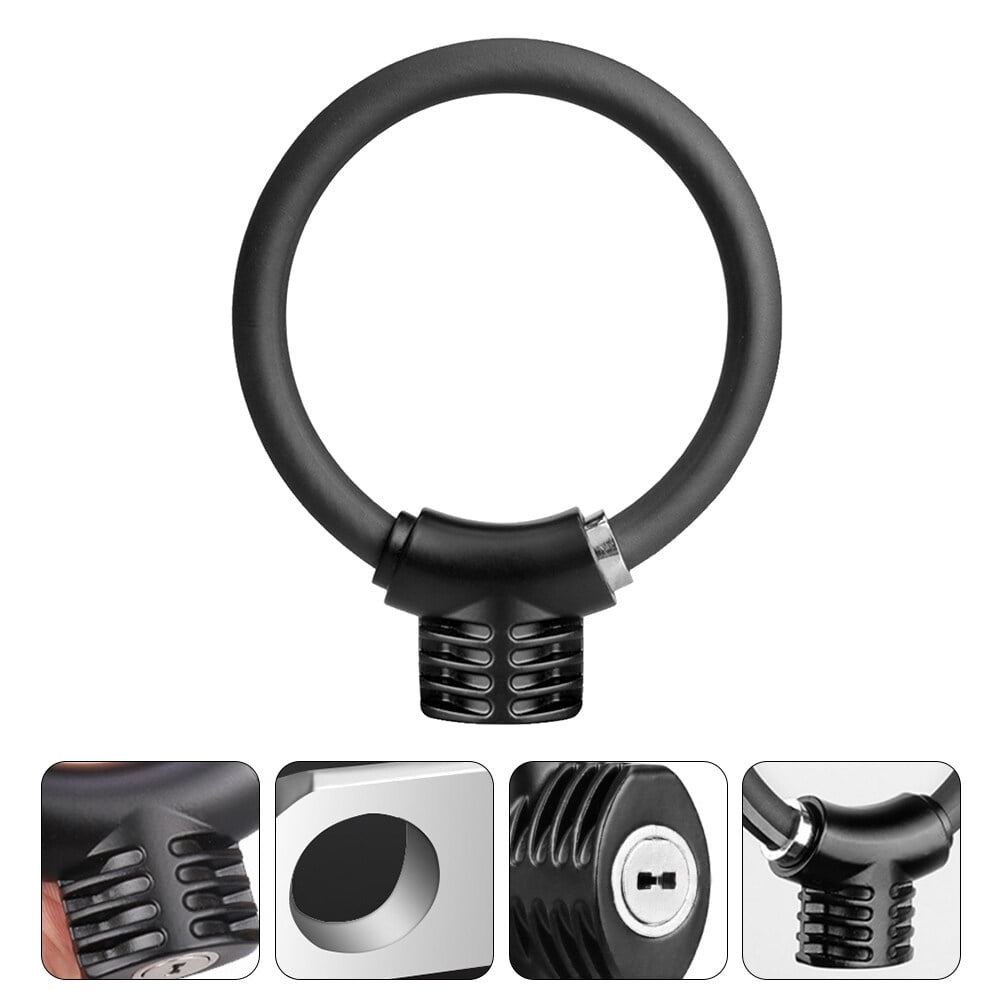 MLINS 1pc Lock Steel Cable Lock Ring Shaped Security Lock Bike Anti ...