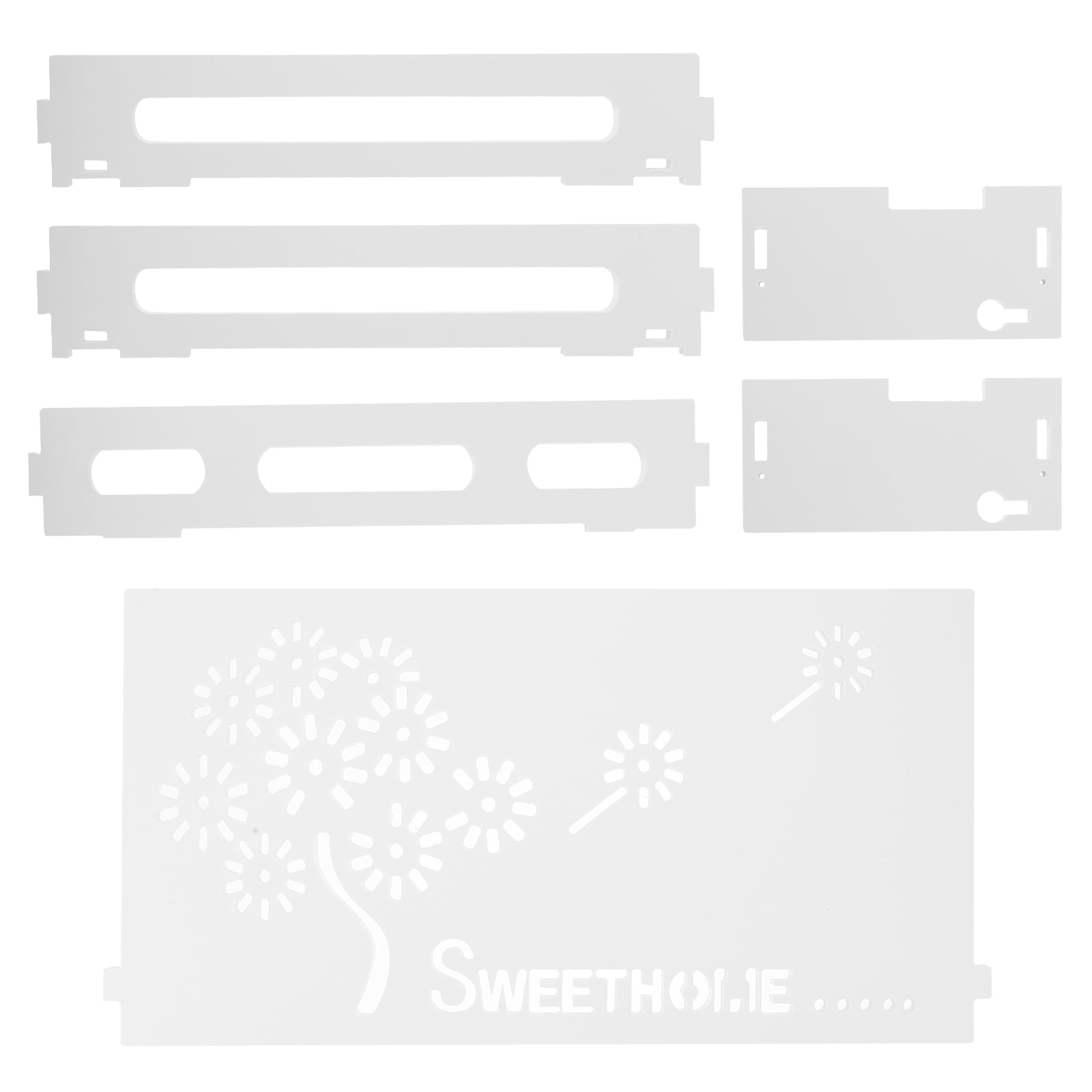 MLINS 1pc Router Wall-mount Storage Box Router Wall Mount Storage Shelf ...