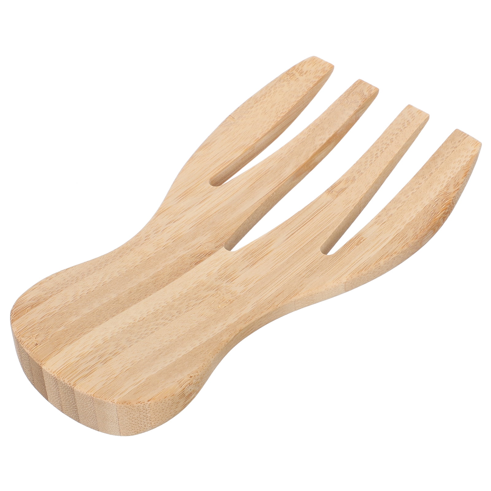 PTOOTP Mlins 1Pcs Bamboo Wood Salad Utensil Small Server for Home ...
