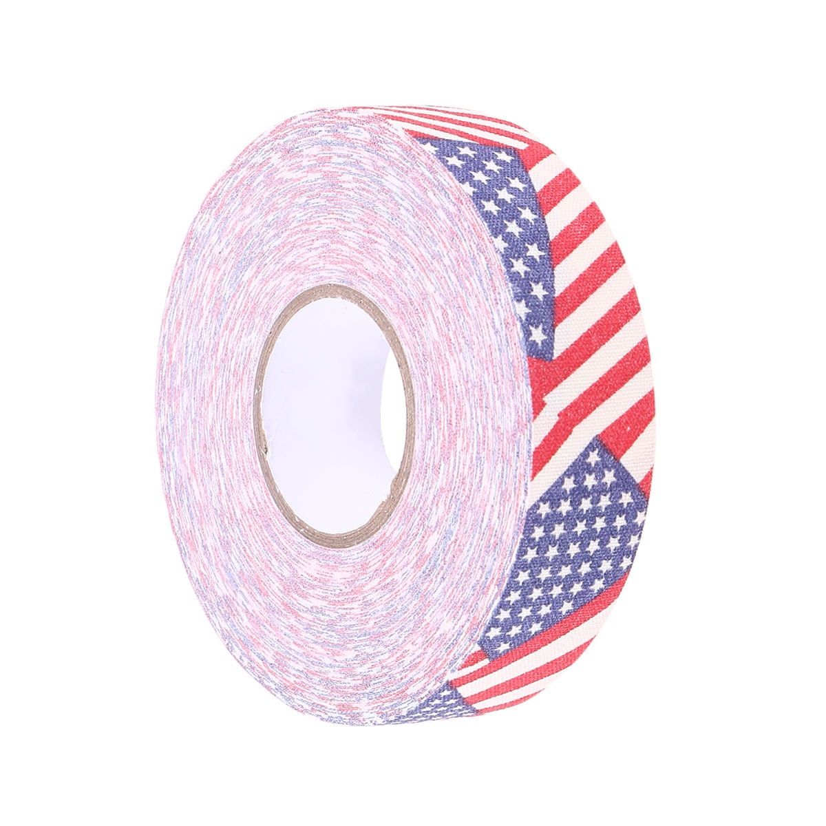 MLINS 2.5cmx25m Hockey Stick Tape Stars and Stripes Pattern Sticky Tape Anti-slip Wear-resistant ...
