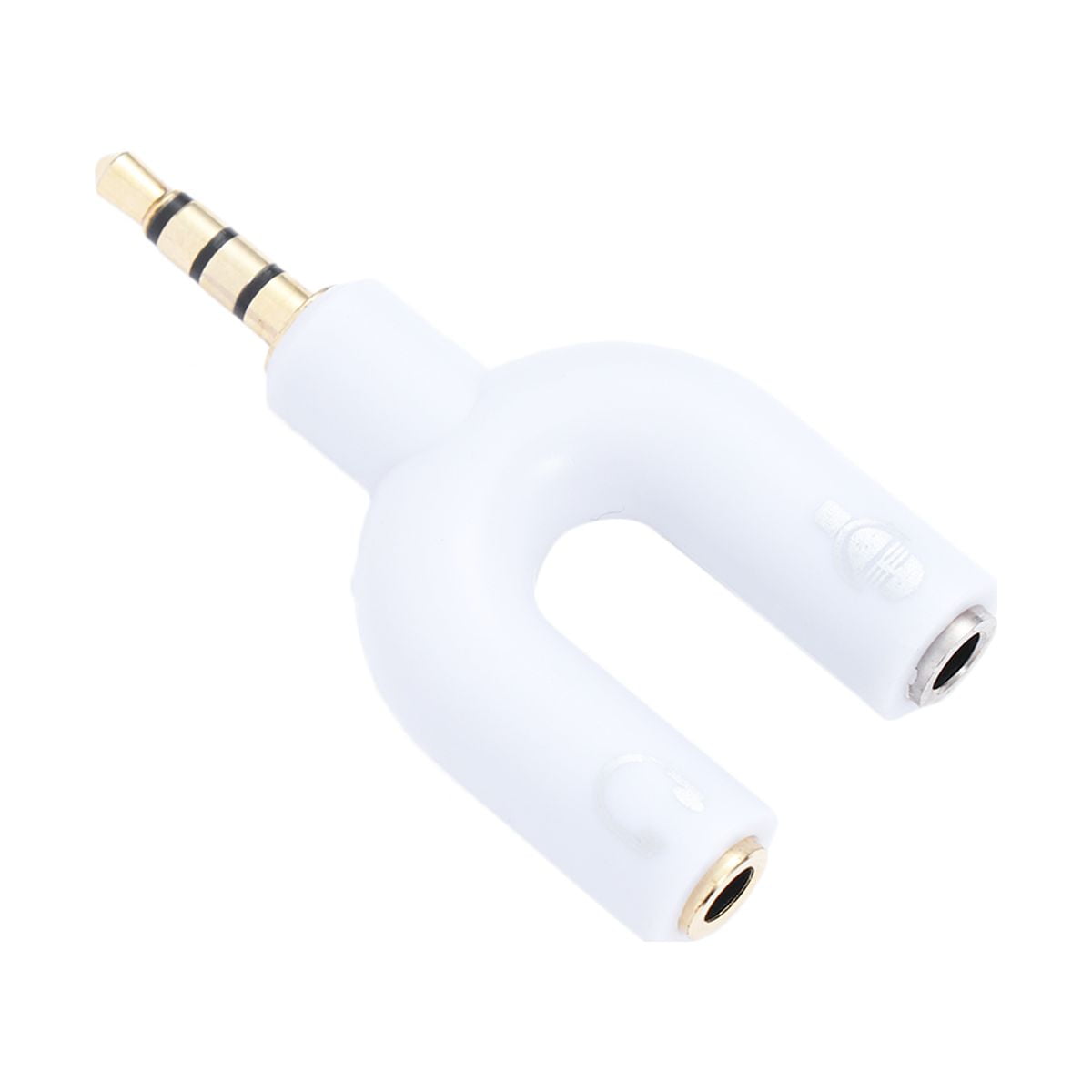 MLINS 2 PCS/Set Wired over Ear Headphones Headset Splitter Stereo Cable ...