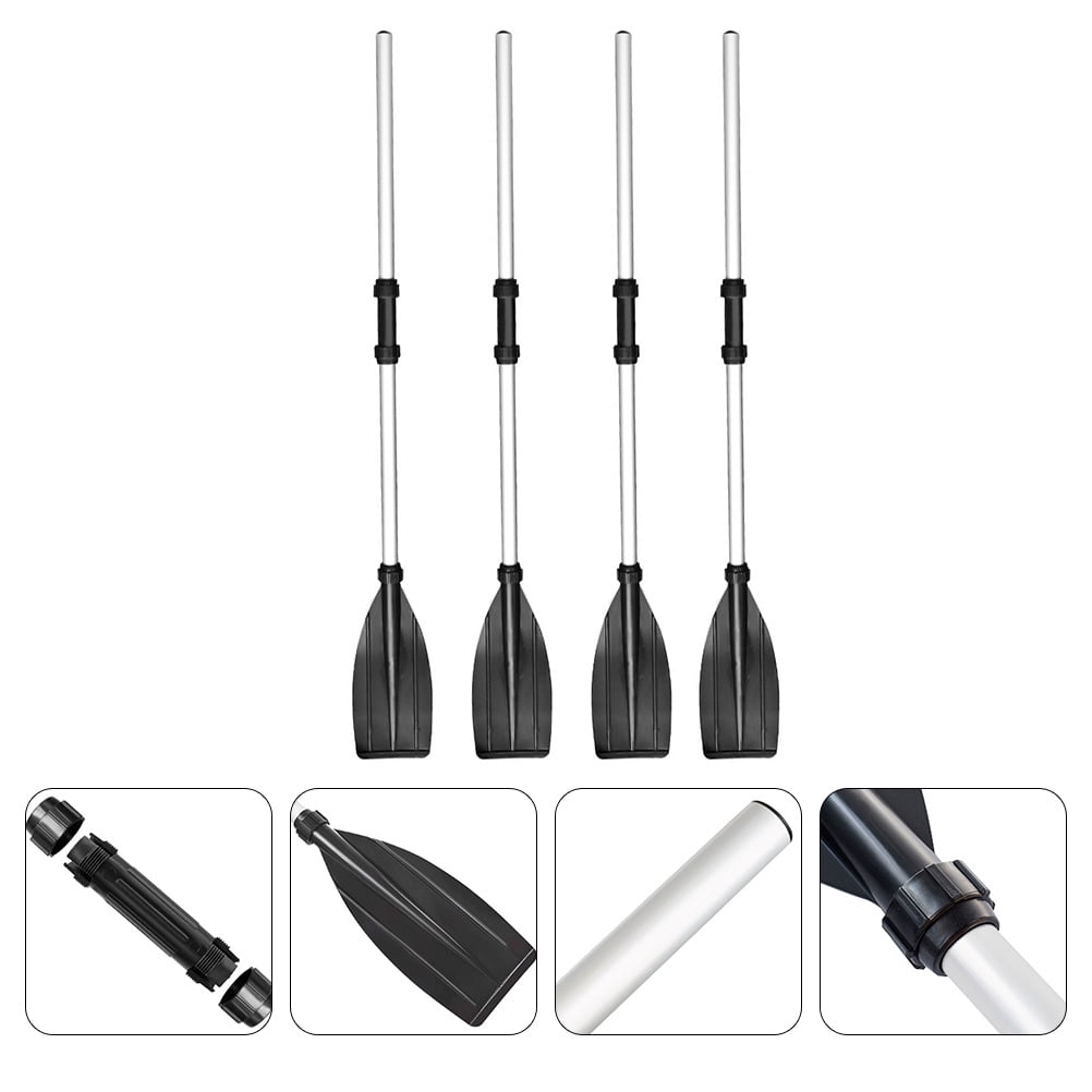 MLINS 2 Pairs Detachable Boat Kayak Oar Aluminum Alloy Paddle Practical ...