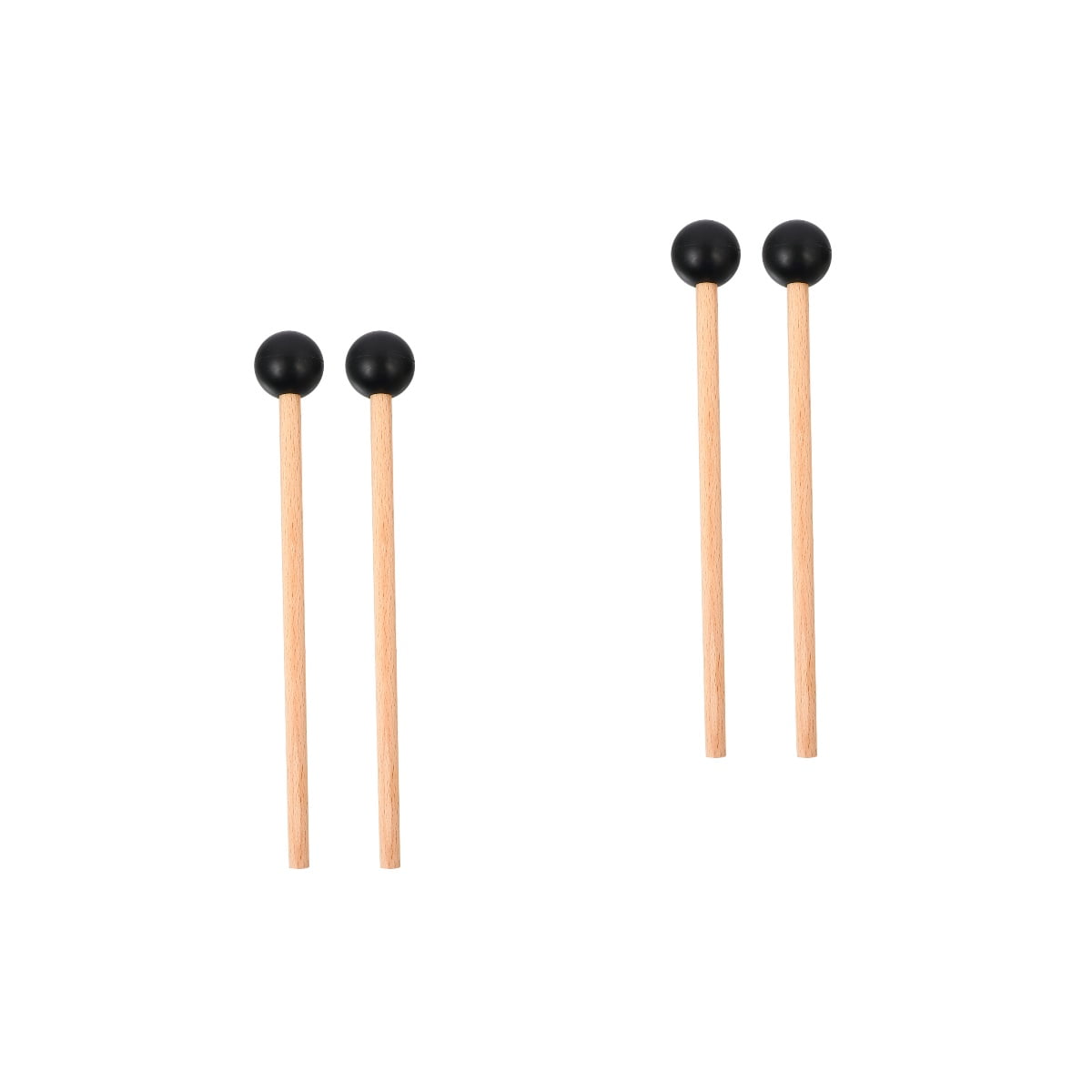 MLINS 2 Pairs Marimba Sticks Mallets Xylophone Hammer Percussion ...
