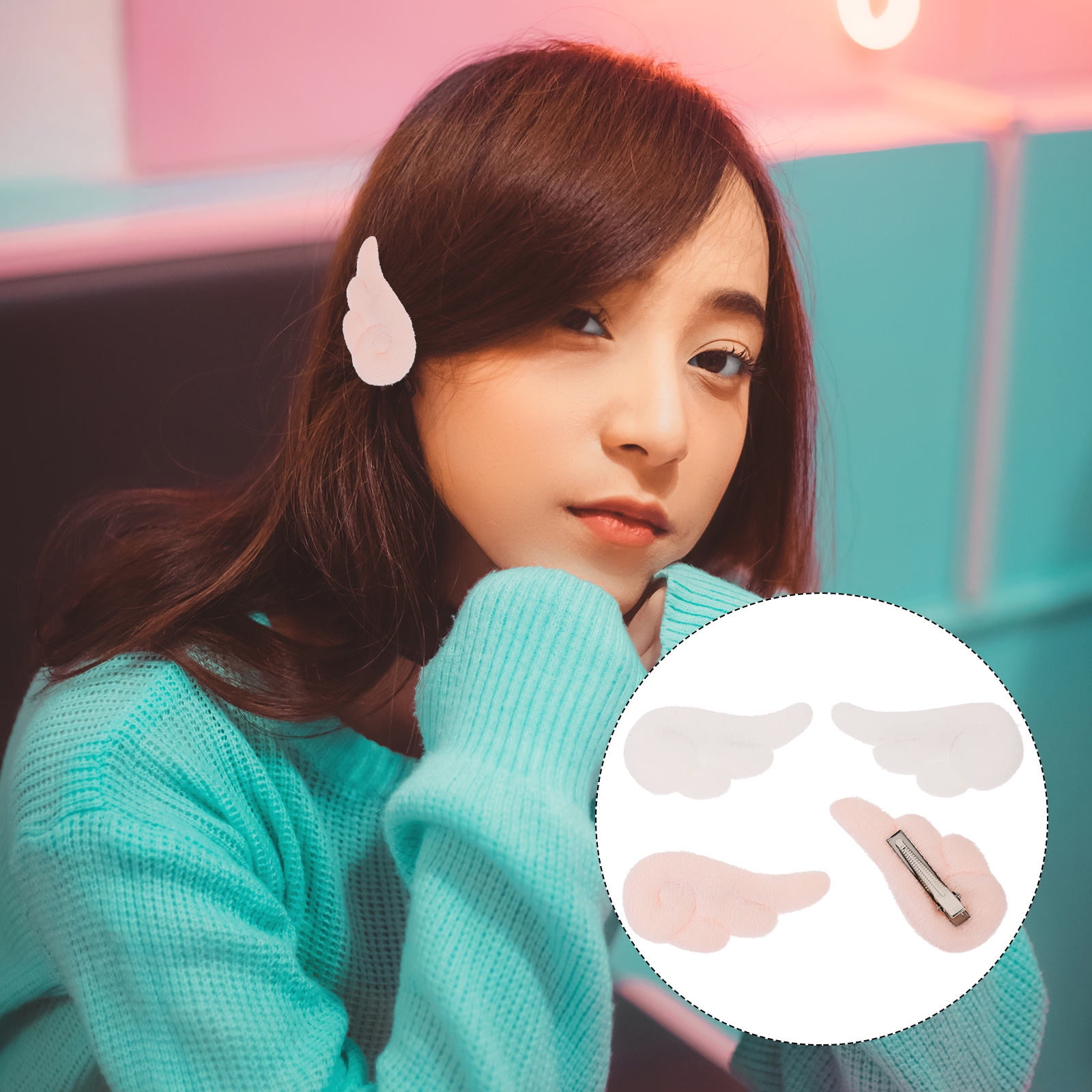 MLINS 2 Pairs Pins Wing Angel Wings Hairpin Premium Material ...