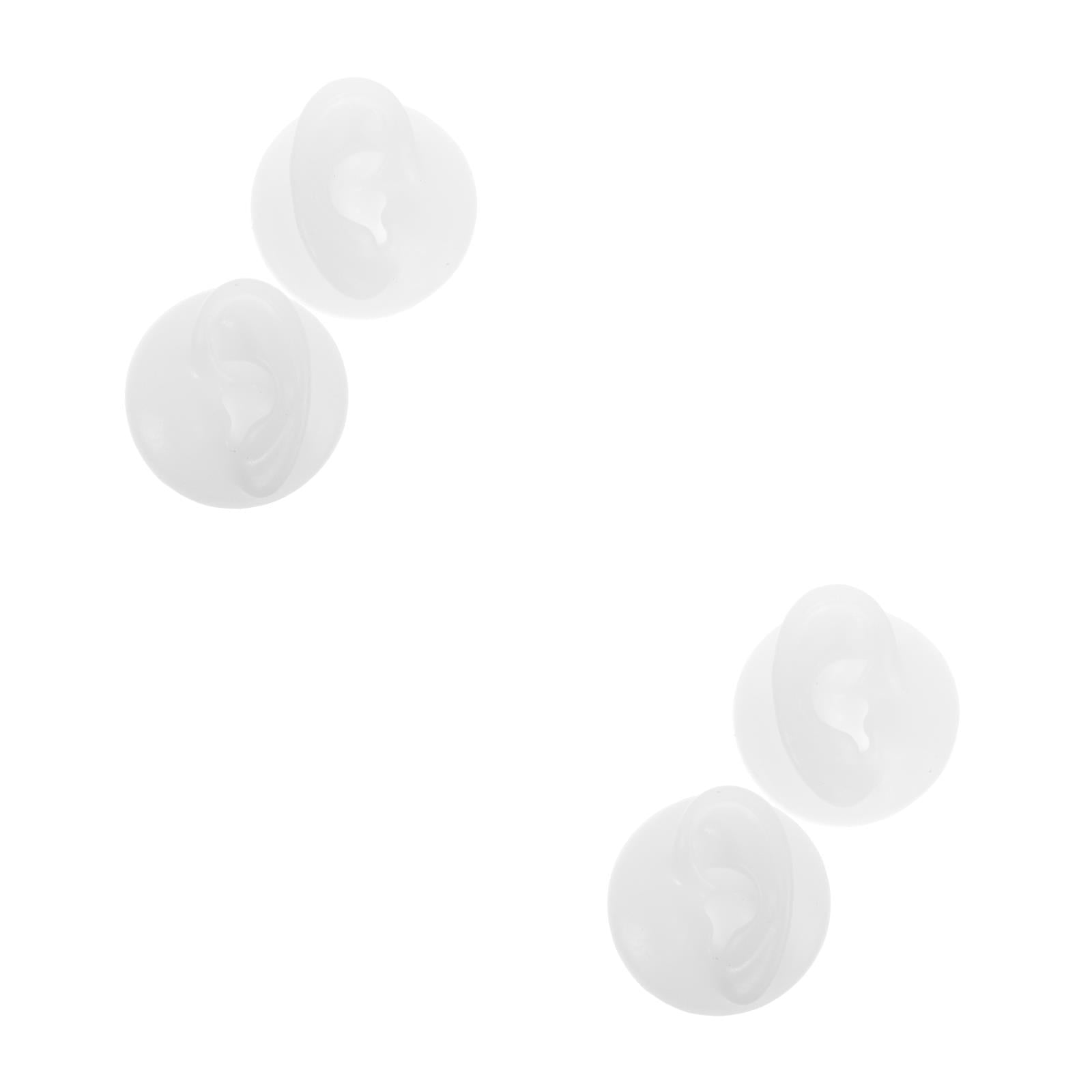 MLINS 2 Pairs of Silicone Ear Model Piercing Practice Models Jewelry ...