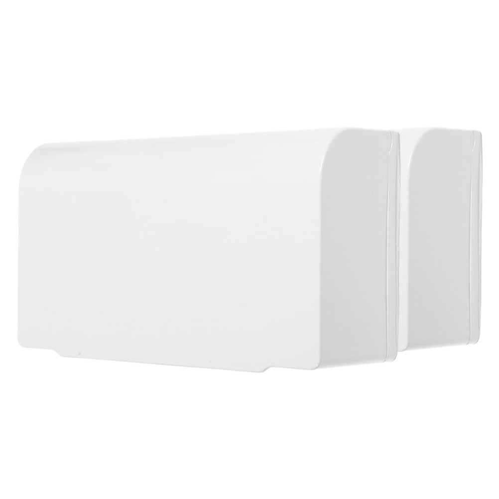 MLINS 2 Pcs Adhesive Electrical Outlet Box Cover Wall Switch Socket ...