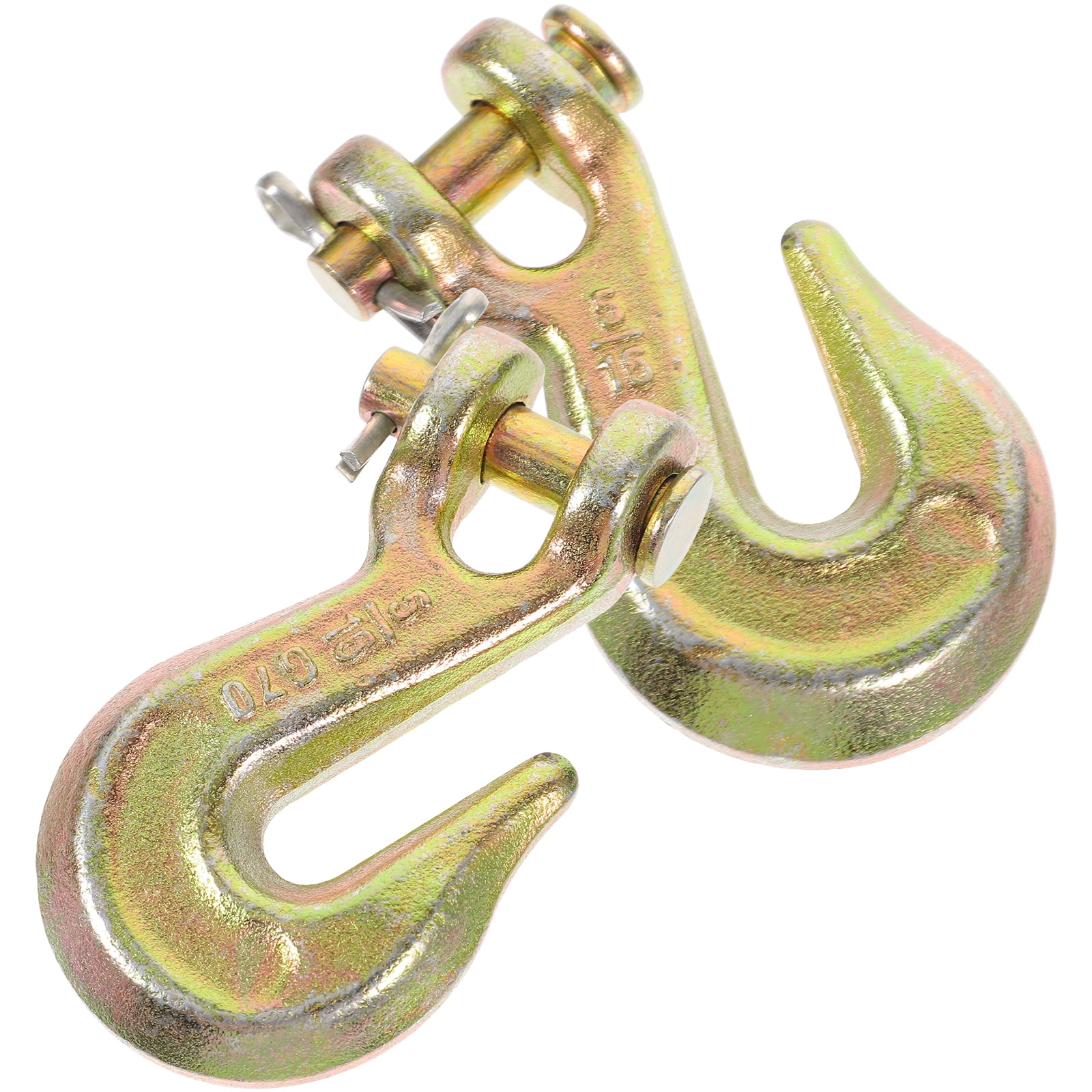 MLINS 2 Pcs Alloy Steel Cargo Hook Lifting Hooks Weight Barbell Weights ...