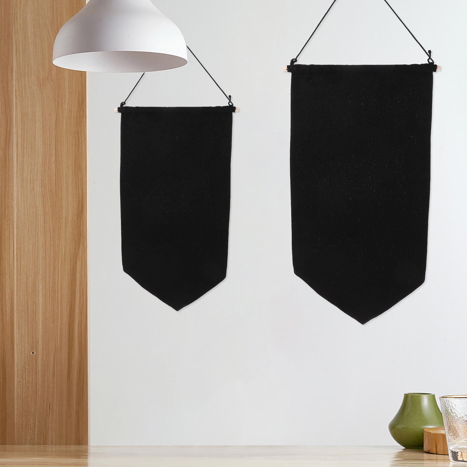 MLINS 2 Pcs Badge Pin Wall Hanging Banner Organizer Bulletin Board ...