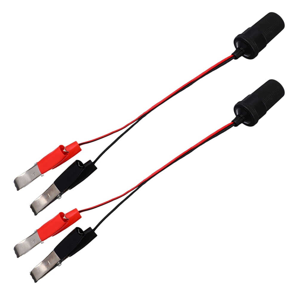 AURARMLET Alligator Clips Hair Car Battery Extension Cable Metal 2Pack ...