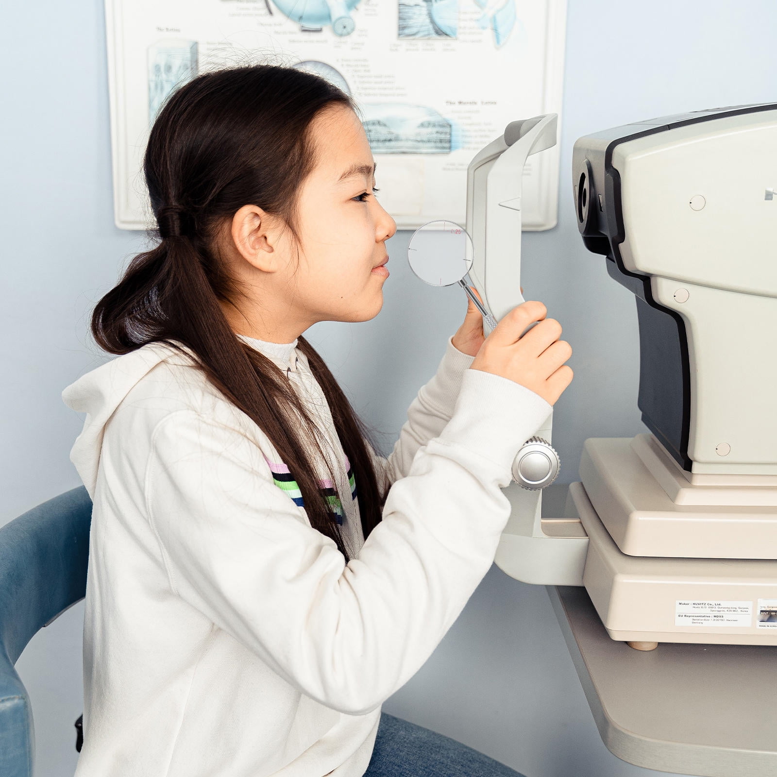 MLINS 2 Pcs Cross Cylinder Lens Vision Test Tool Kit Measuring Testing ...