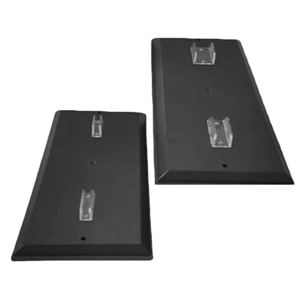 MLINS 2 Pcs DIY Mini Bike Display Base Rectangle Miniature Bases Black ...