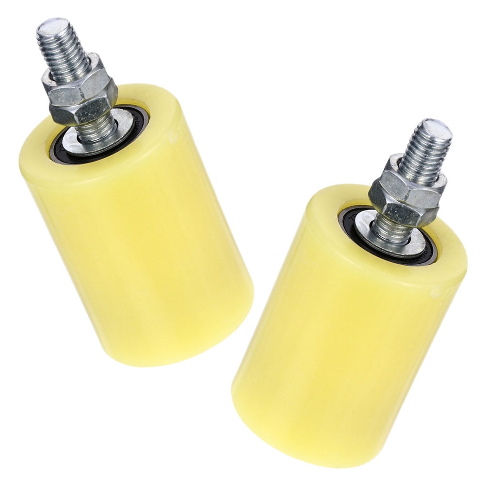 MLINS 2 Pcs Door Wheel Guide Rollers for Sliding Gate Runners Yellow ...