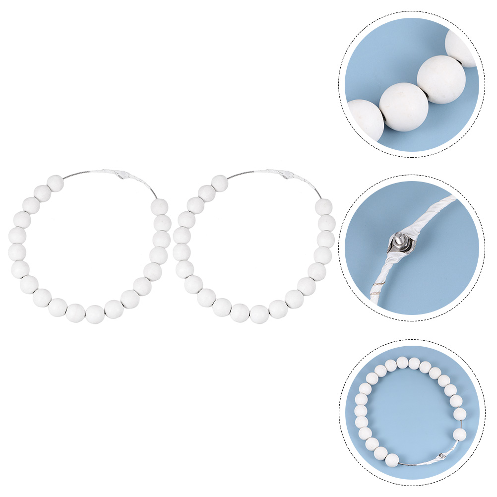 MLINS 2 Pcs Flag Poles Outdoor Bead Retainer Flagpole Stabilizer ...