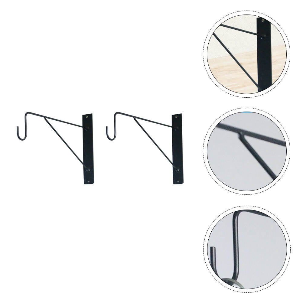 DINHEAROM Metal Flower Pot Hanger Plant Pot Hooks Hangers 2Pcs for ...