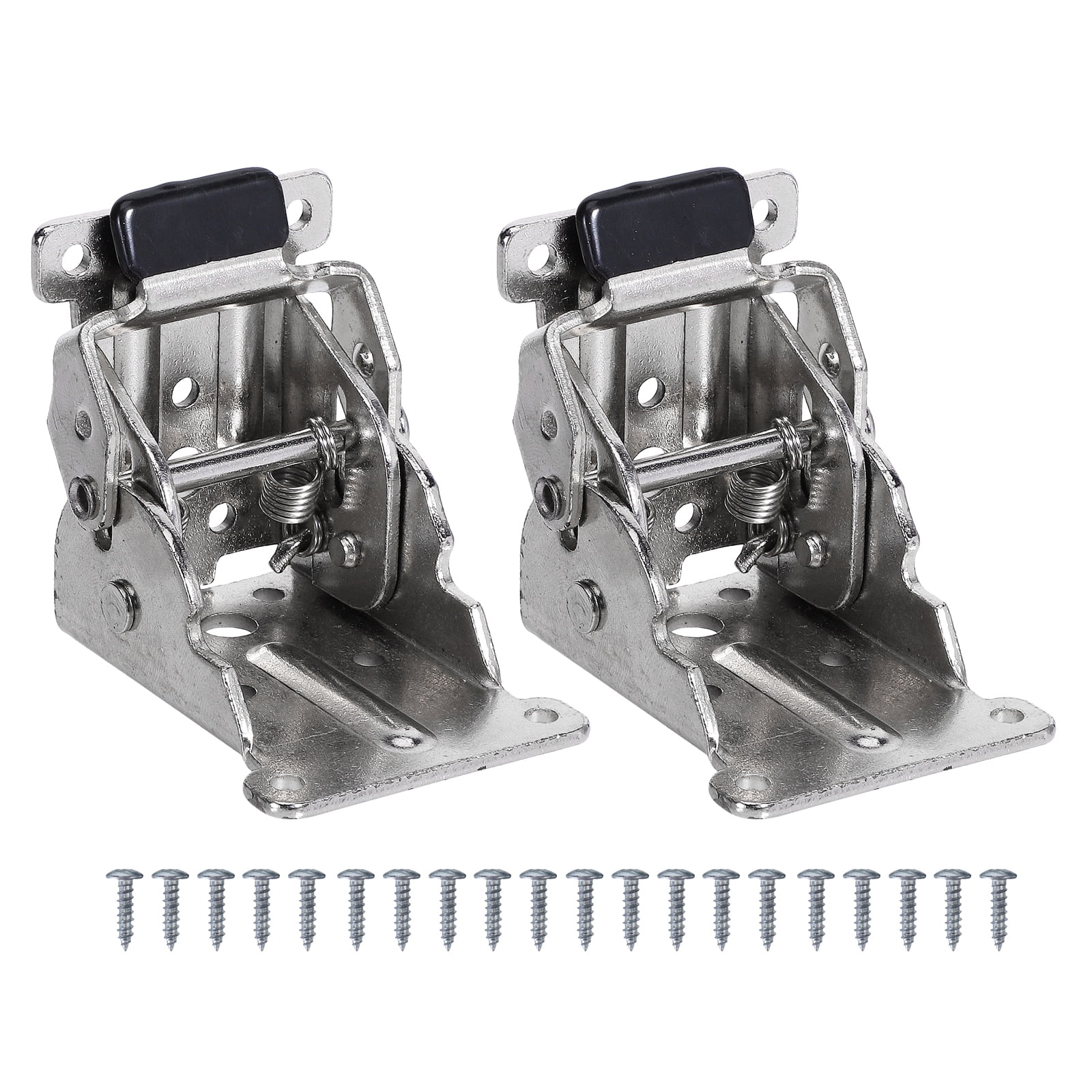 MLINS 2 Pcs Folding Bracket Folding Table Leg Hinge Kitchen Hinge 6.8x6 ...