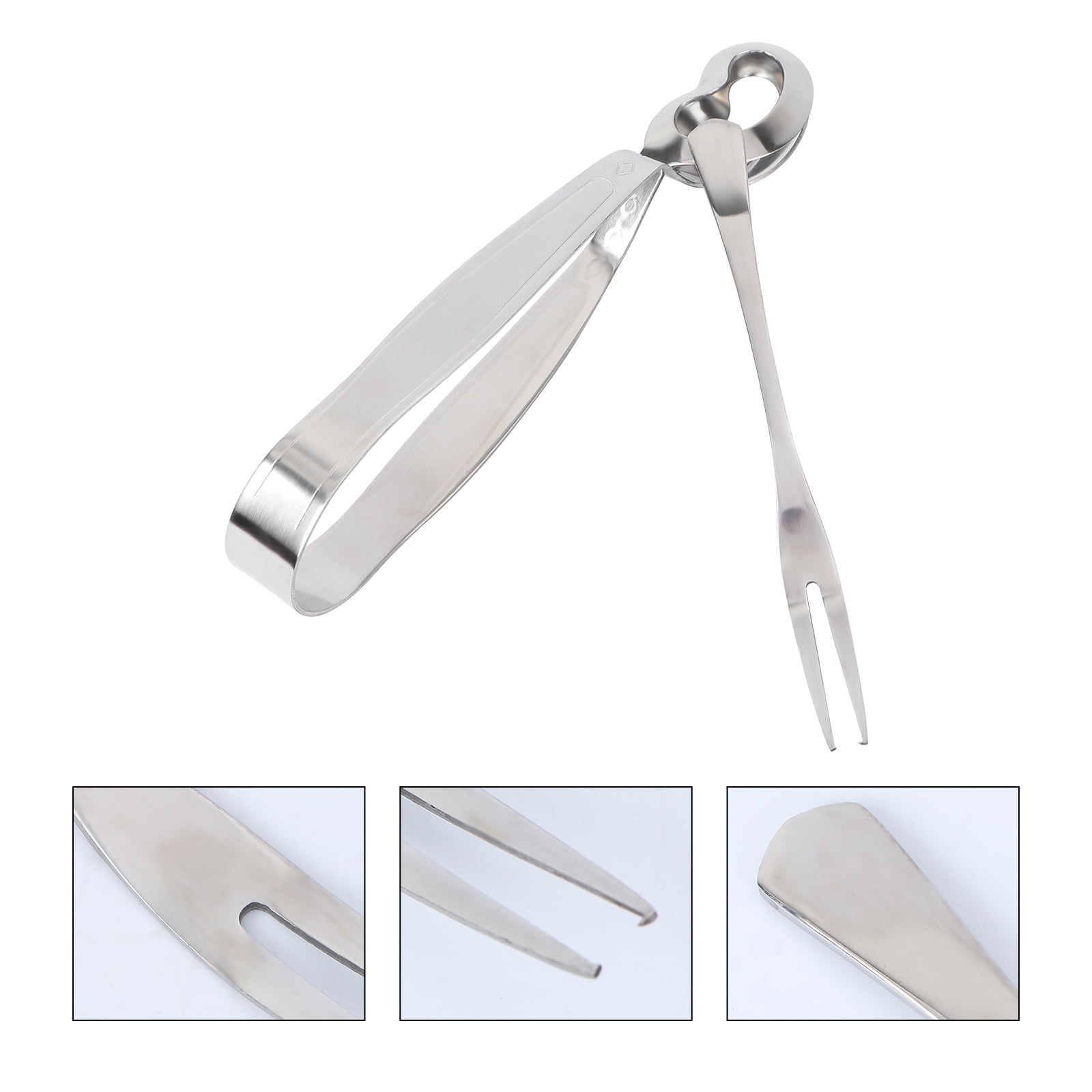 MLINS 2 Pcs Food Serving Clamp Snails Clip Escargot Fork Shell Foods ...