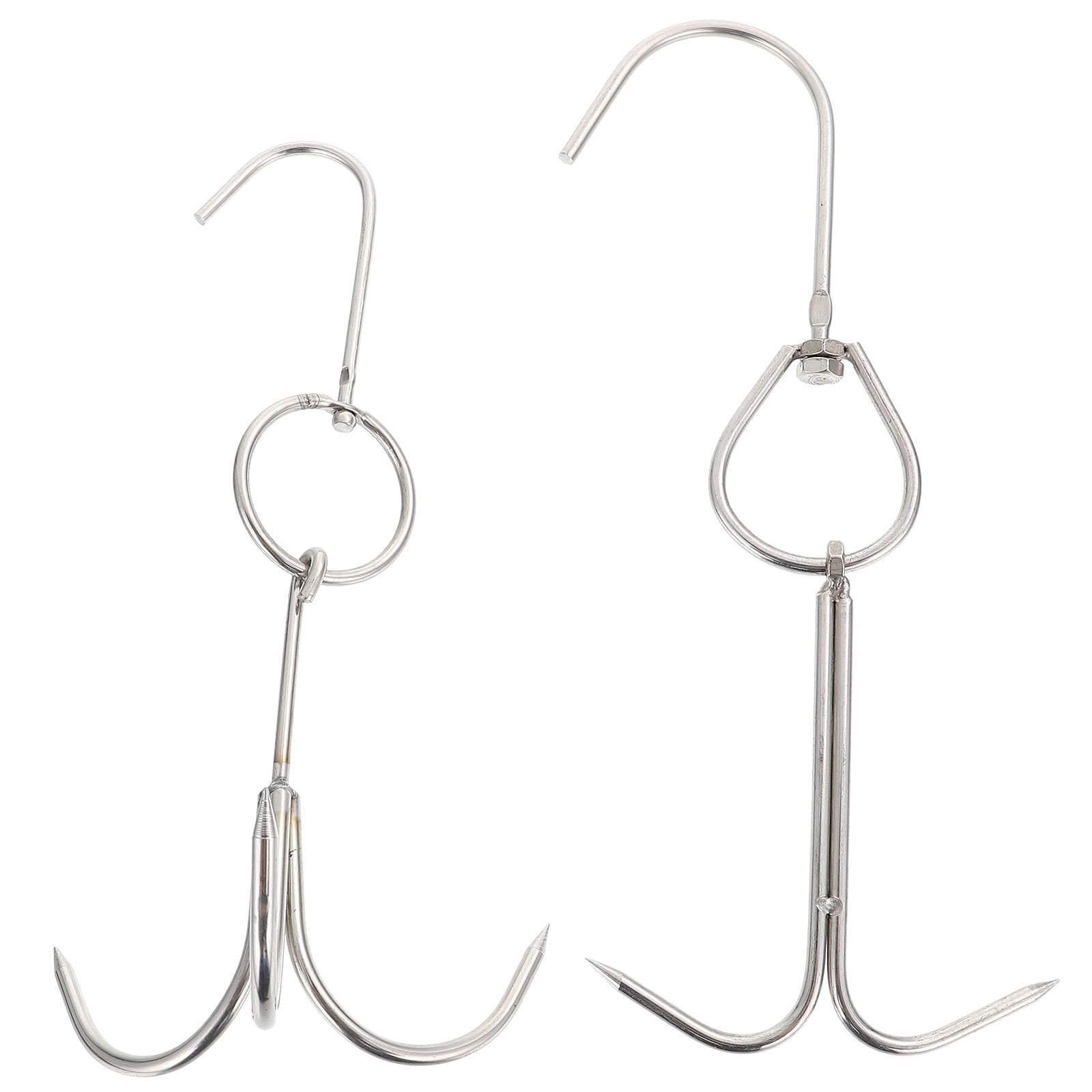 MLINS 2 Pcs Grill Rack Accessories Kit Pork Hook Barbecue Tool Garden ...