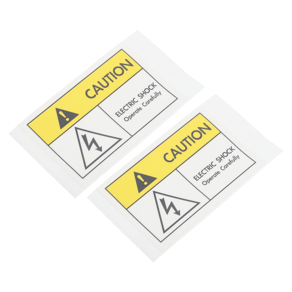 MLINS 2 Pcs High Voltage Signs Electric Shocks Warning Signs Electric ...