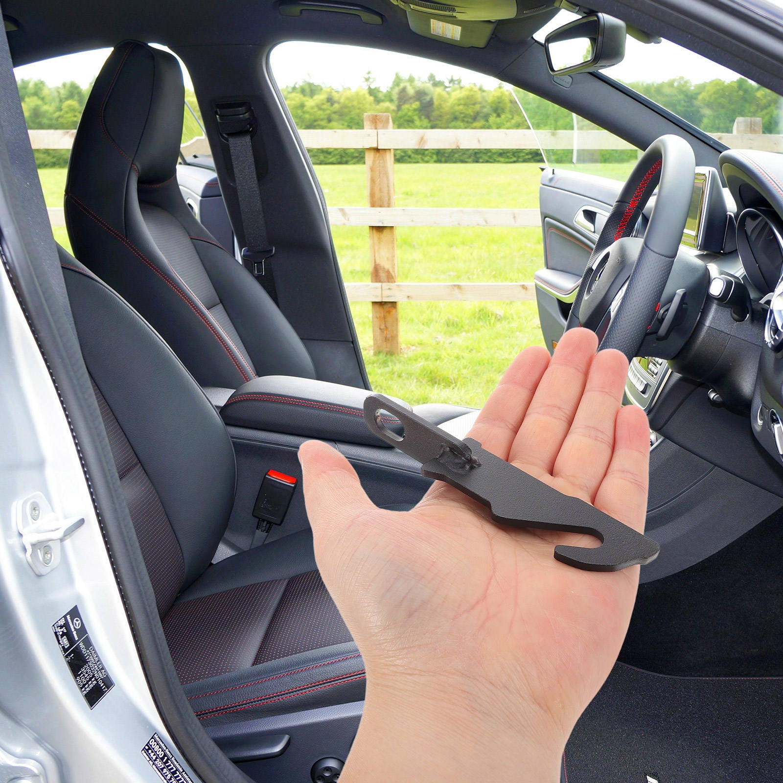 MLINS 2 Pcs Hinge Extender Long Door Latch Replacement Vent Black ...