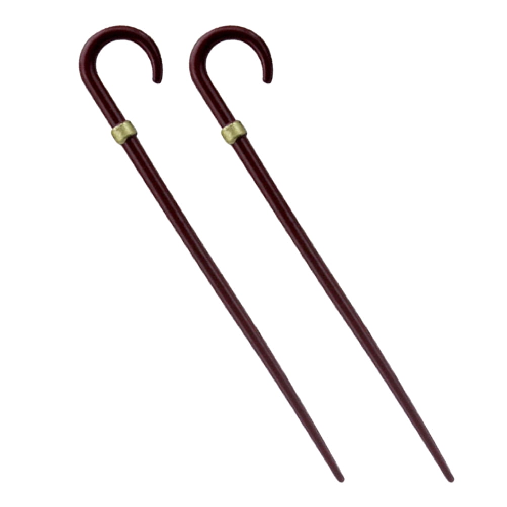 MLINS 2 Pcs Miniature Walking Canes Dollhouse Walking Stick Model ...