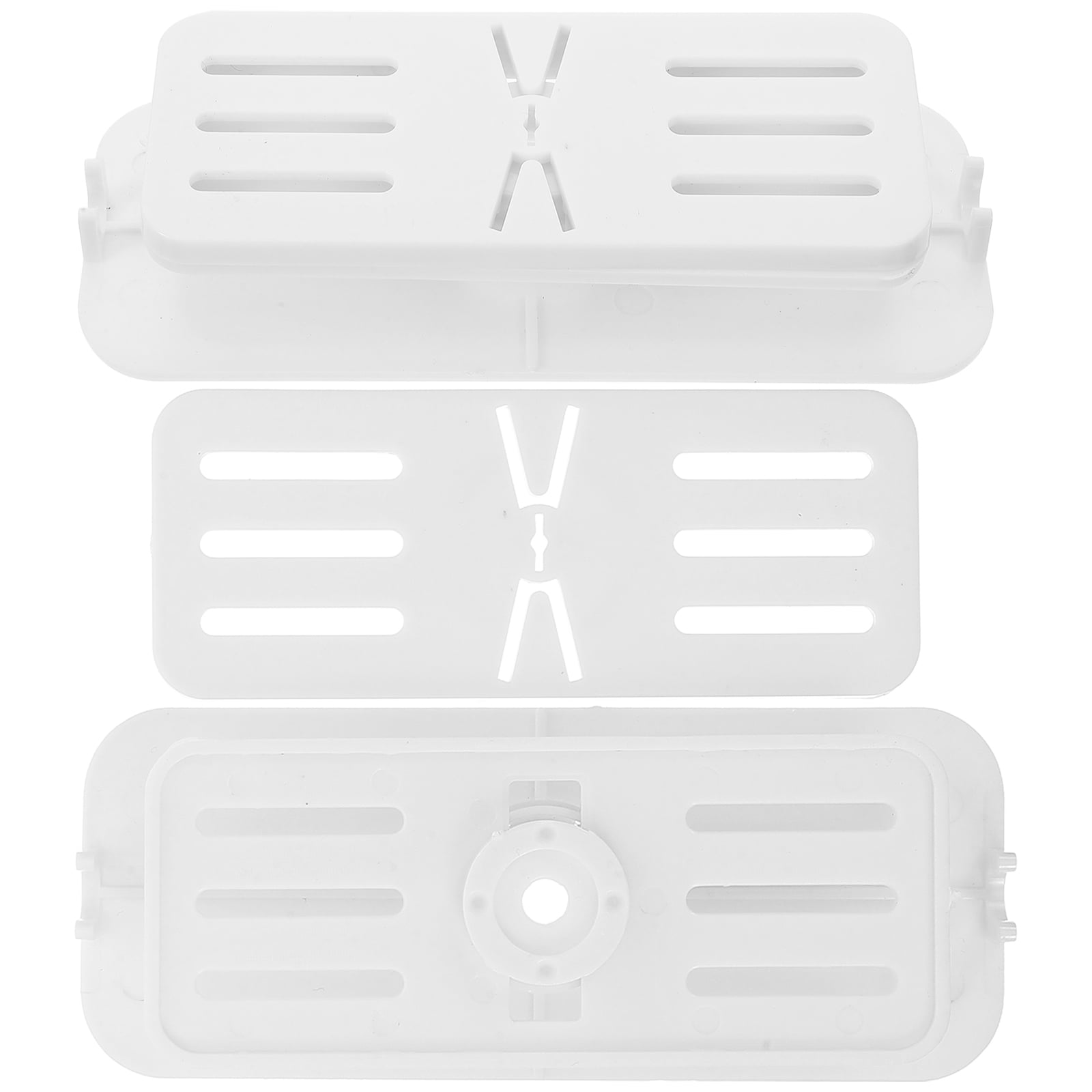 MLINS 2 Pcs Power Strip Wall Holder Punch-free Socket Adjustable ...